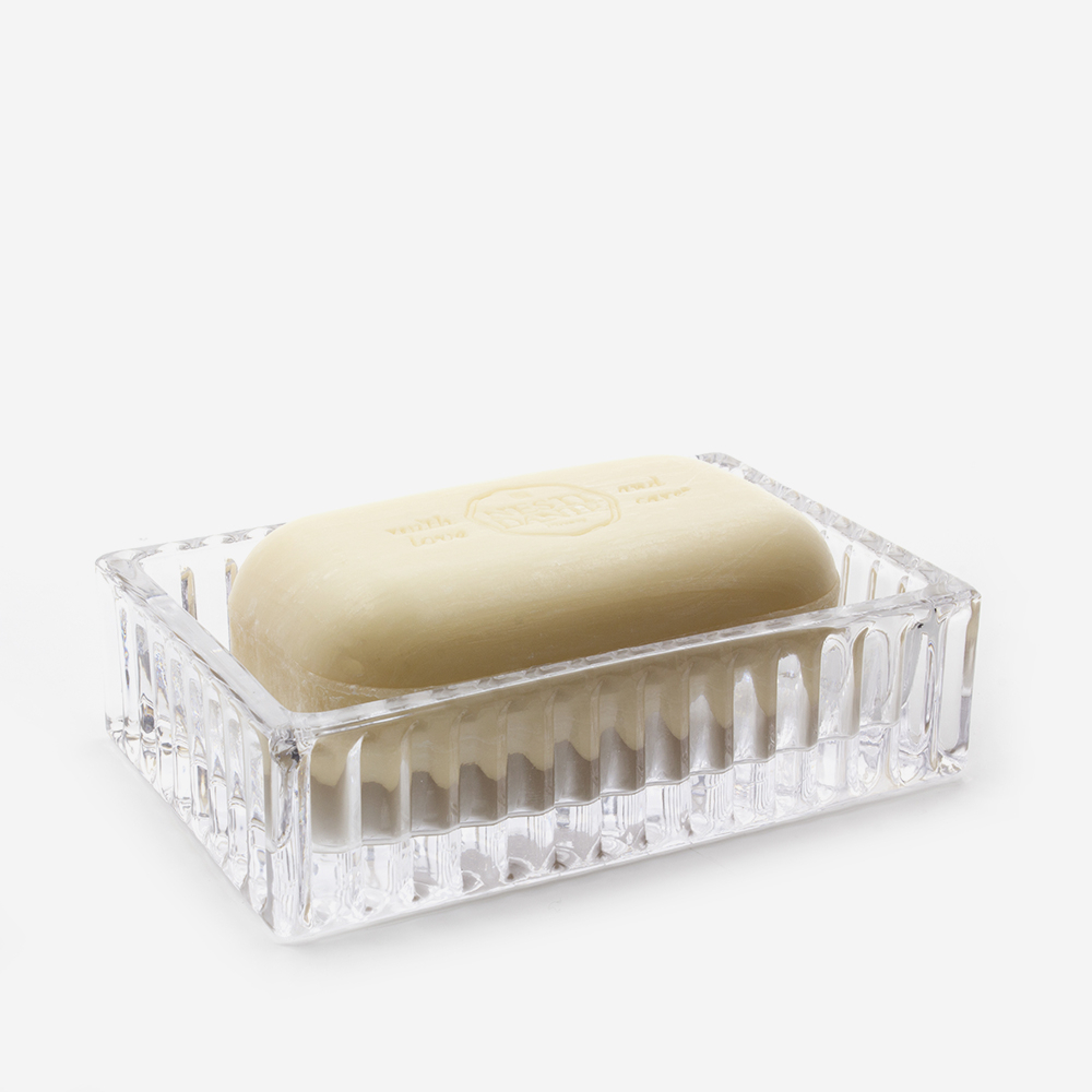 Porte-savon en verre transparent - Concorda - Bath Bazaar