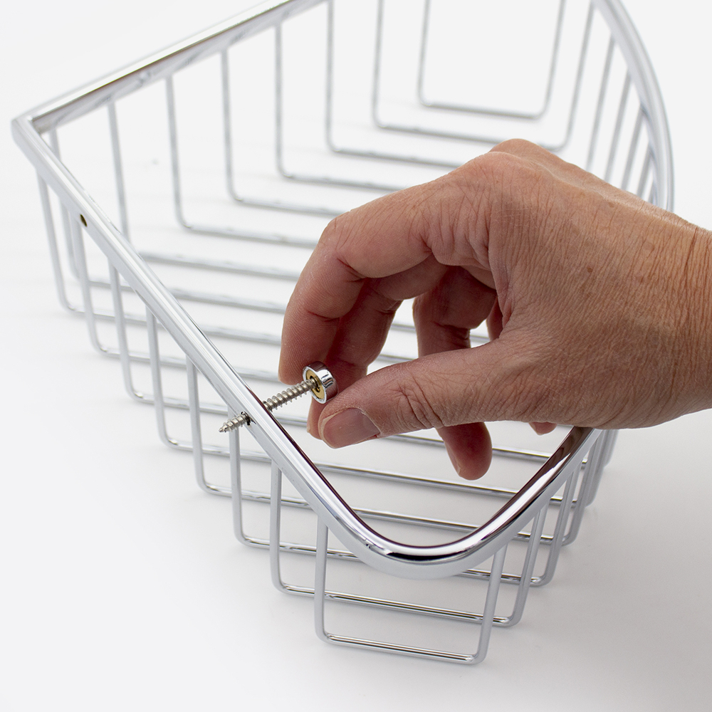 Porte-savon simple fil mural inox brillant - Remix - Bath Bazaar