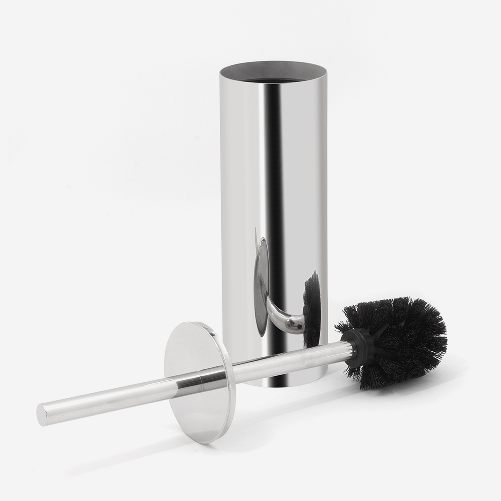 Pot à balai WC inox brillant - Austin - Bath Bazaar