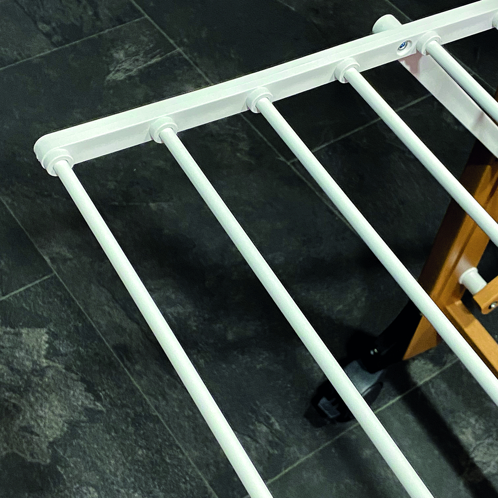 Etendoir à linge tour en bois massif Kari haut de gamme - Bath Bazaar